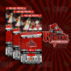 2.5×6″ Rutgers Scarlet Knight Sports Party Invitations – Sports Invites