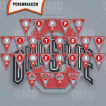 Ohio State Buckeyes Cupcake Toppers, Assorted Double Sided – Sports Invites