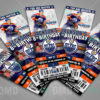 Edmonton Oilers Ticket Style Sports Party Invites – Sports Invites