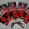 Toronto Raptors Ticket Style Sports Party Invites – Sports Invites
